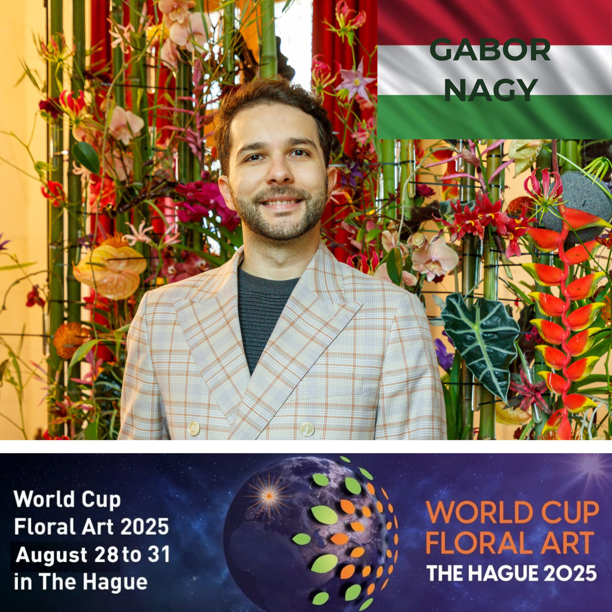 World Cup Floral Art - Deelnemer - Gabor Nagy - Floreview